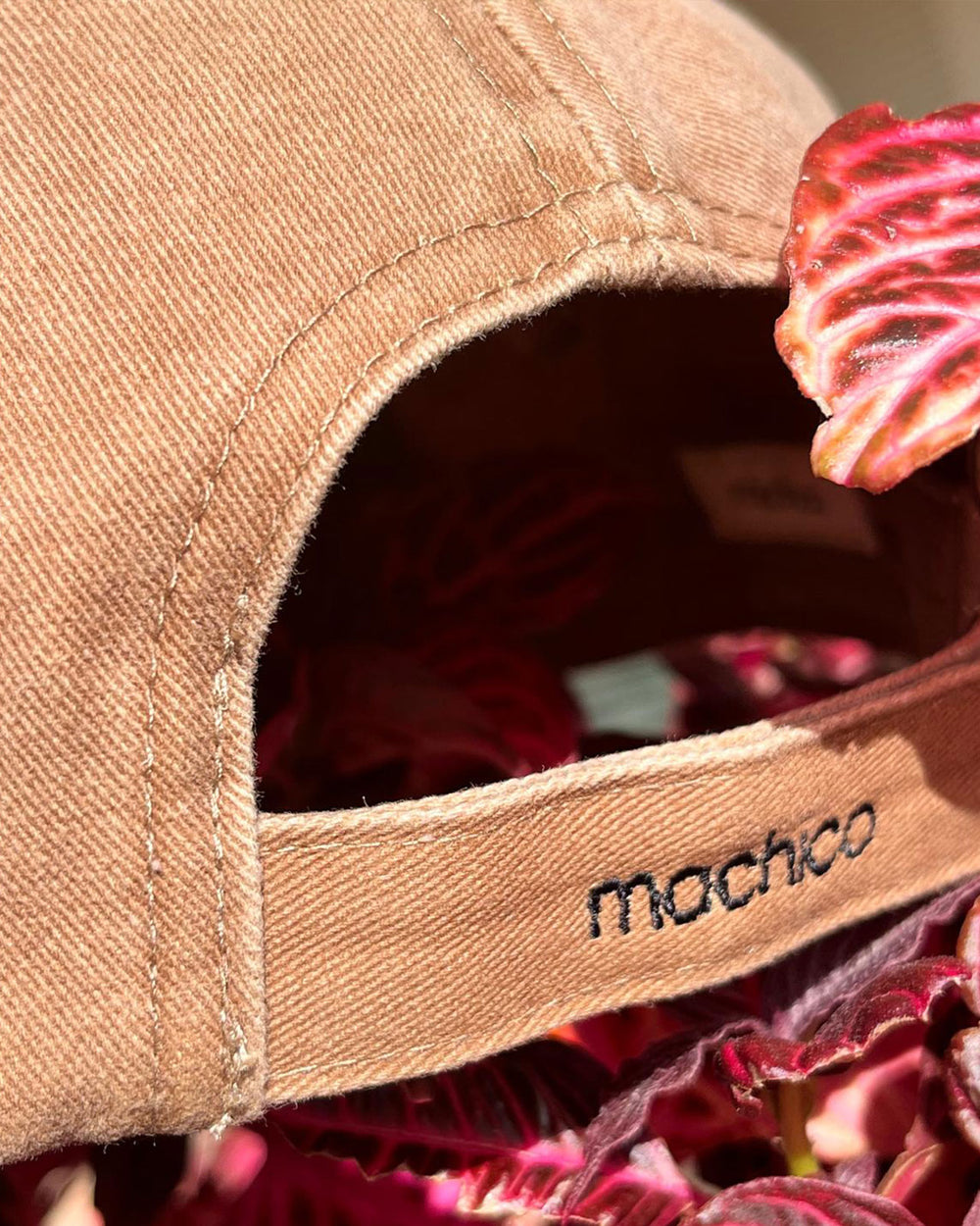 Worn-in camel colored Cap by Machico